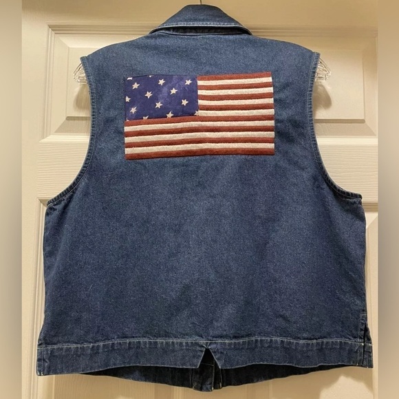 Stonebridge | Jackets & Coats | Vintage Stonebridge Denim Vest With ...